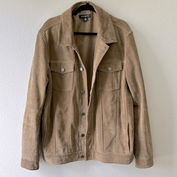 Treasure & Bond | Jackets & Coats | Treasure Bond Mens Suede Leather ...